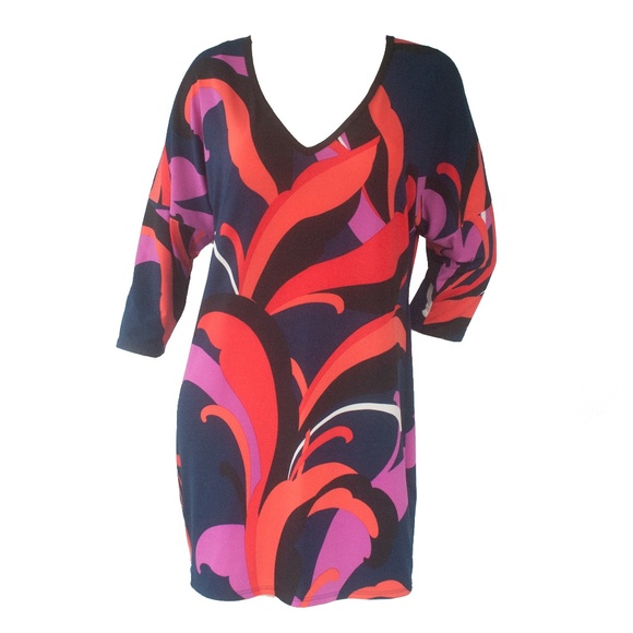 Trina Turk | Dresses | Trina By Trina Turk Colorful Swirl Print Mini ...